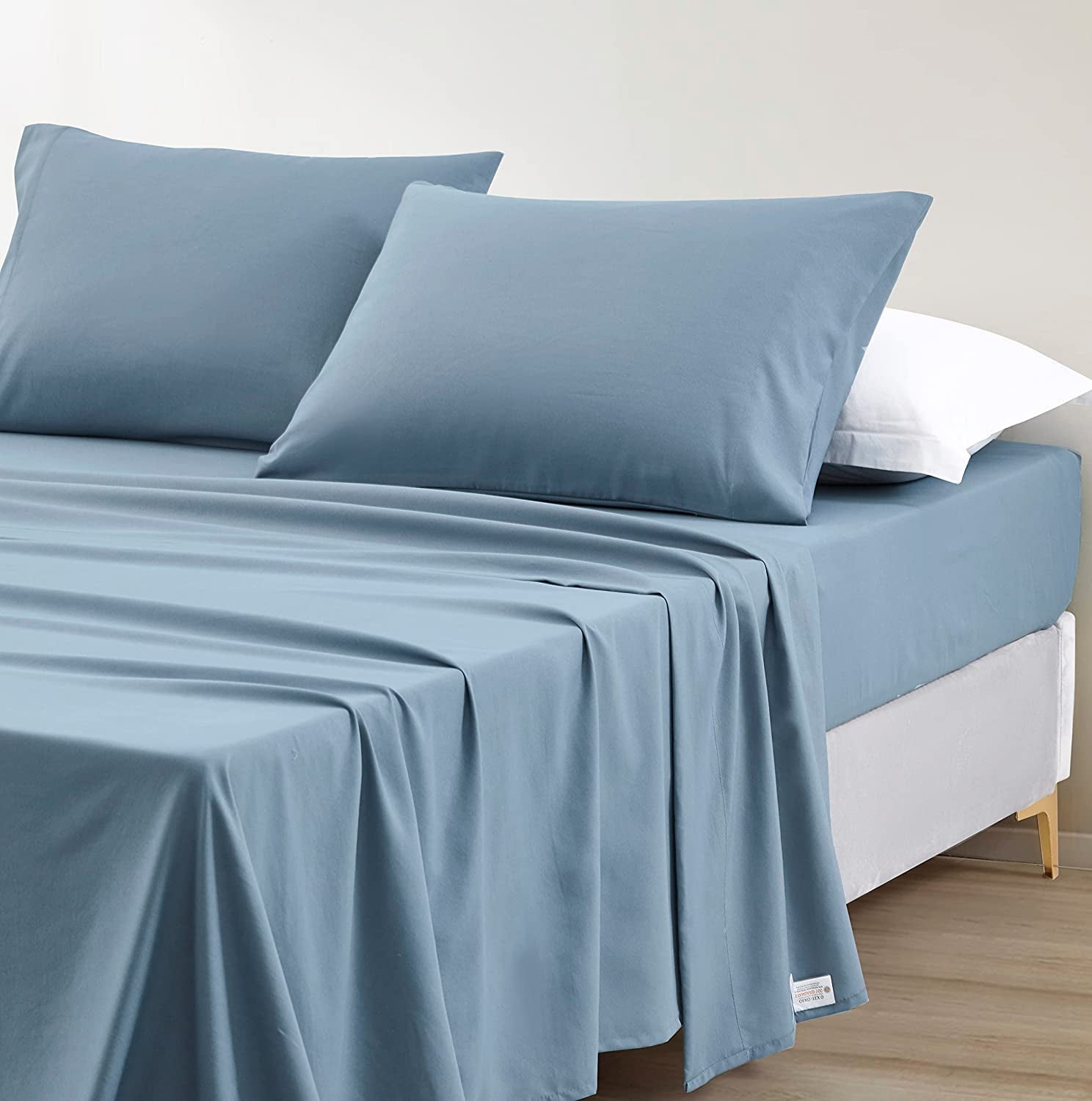 Chezmoi Collection Extra Soft Bed Sheets Set, Double Brushed Microfiber ...