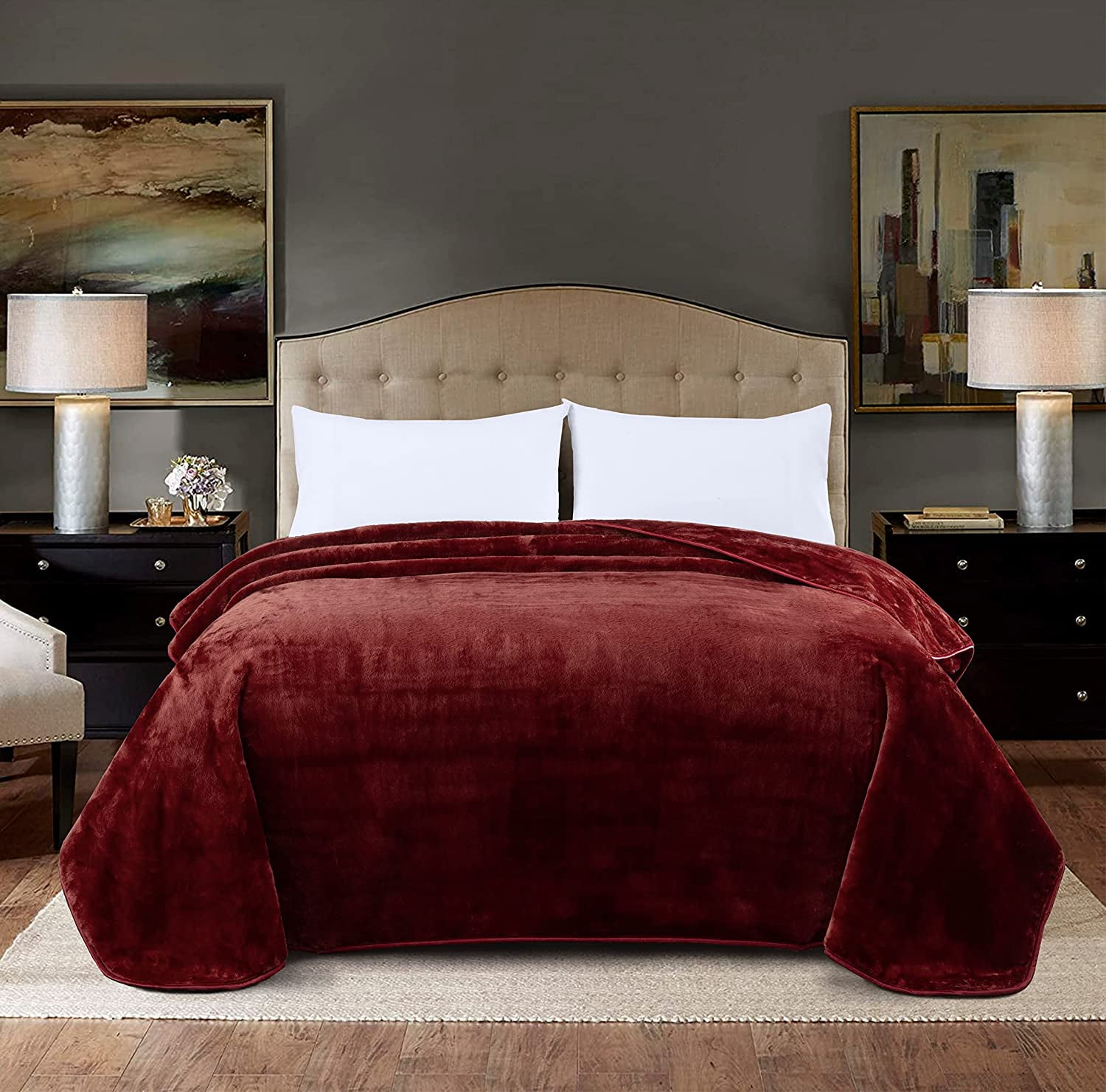 Chezmoi Collection Heavy Thick Korean Style Faux Mink Blanket Single ...