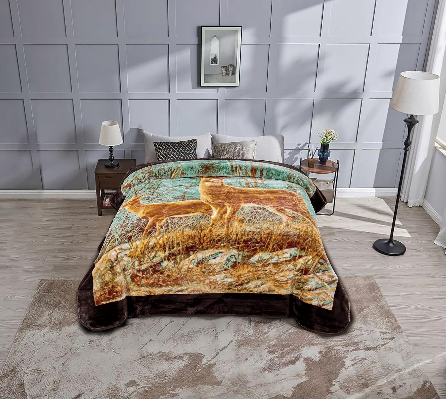 Chezmoi Collection Heavy Thick Korean Style Faux Mink Blanket Single ...