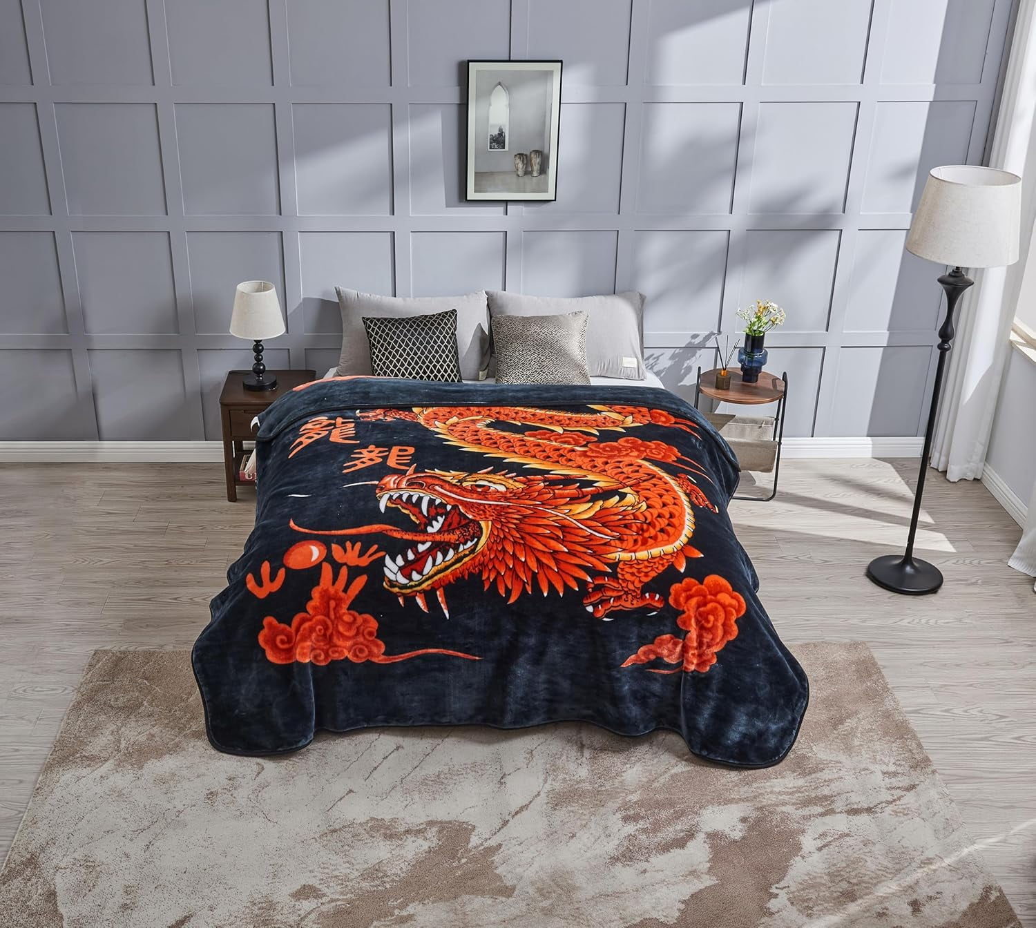 Chezmoi Collection Heavy Thick Korean Style Faux Mink Blanket Single ...
