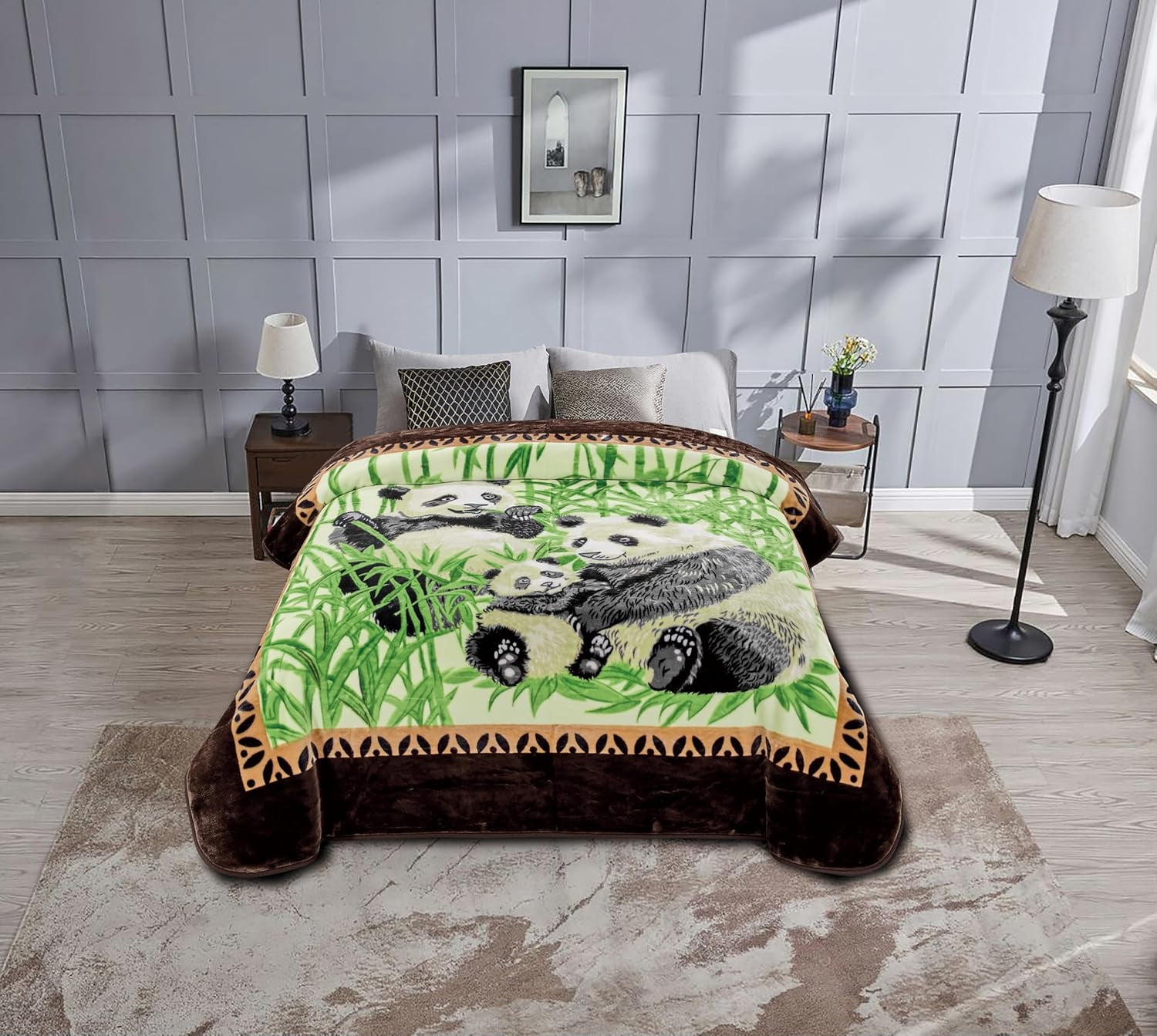 Chezmoi Collection Heavy Thick Korean Style Faux Mink Blanket Single ...