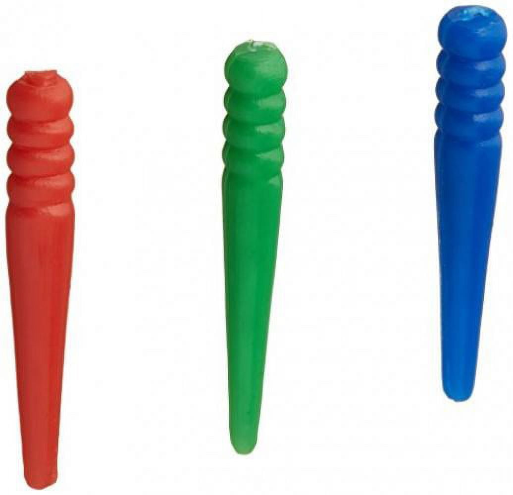 CHH P 9 Piece Set of Plastic Cribbage Pegs 3 Each of Blue, Green and ...