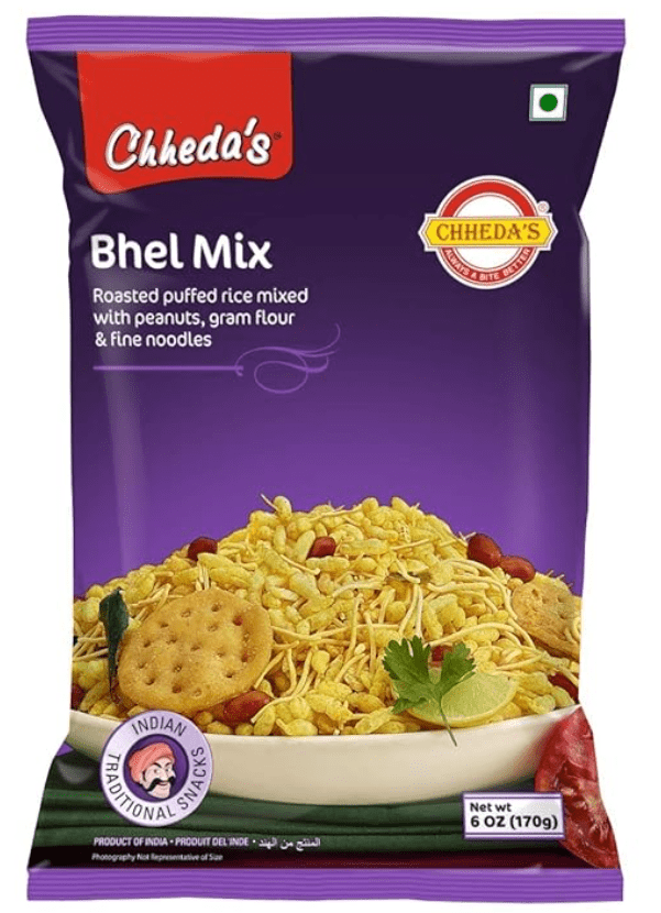 Chheda's Bhel Mix - Roased Puffed Rice, Peanuts, Besan Sev - Sev ...