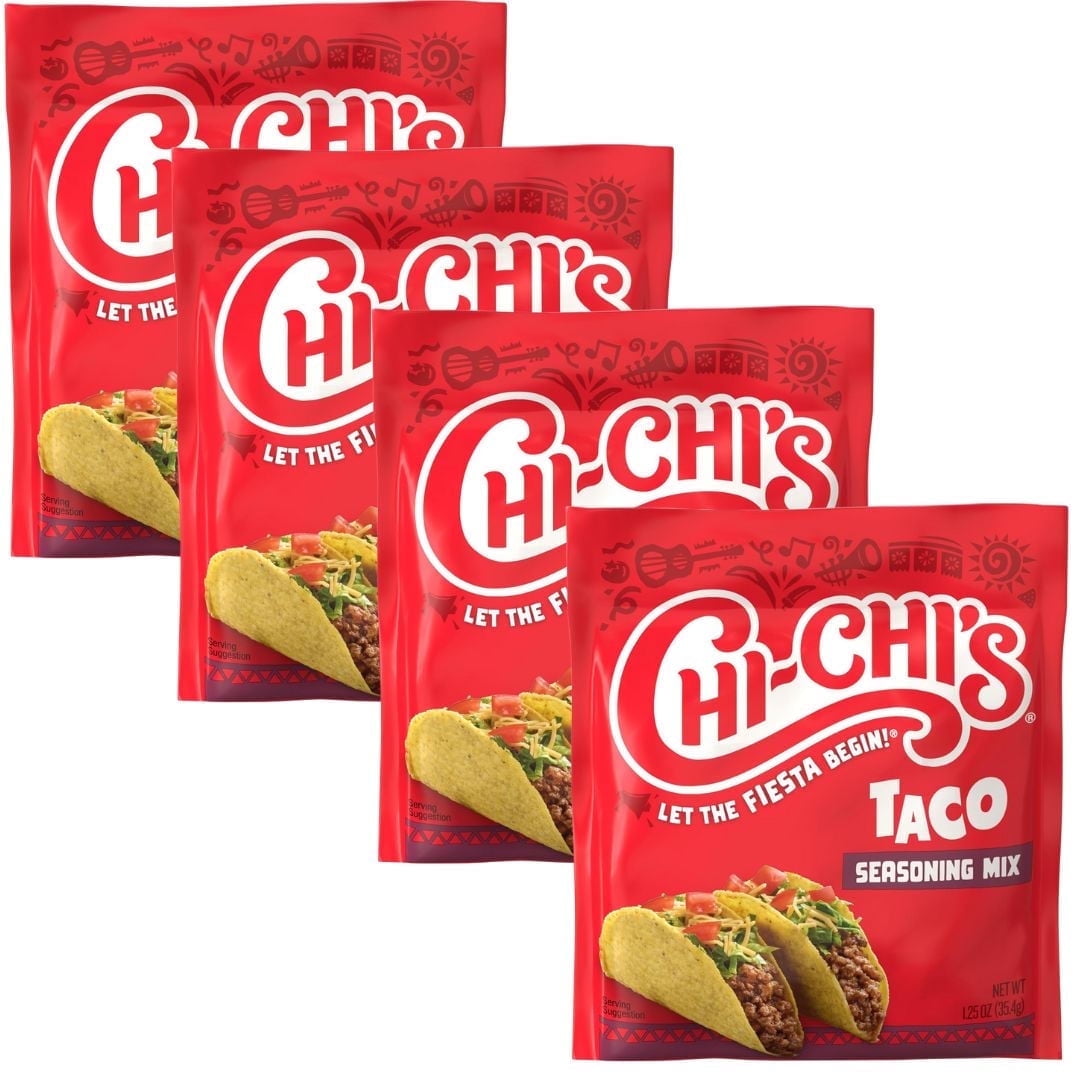 Chi-Chi's Taco Mix 1.25 oz (Pack of 4) - Walmart.com