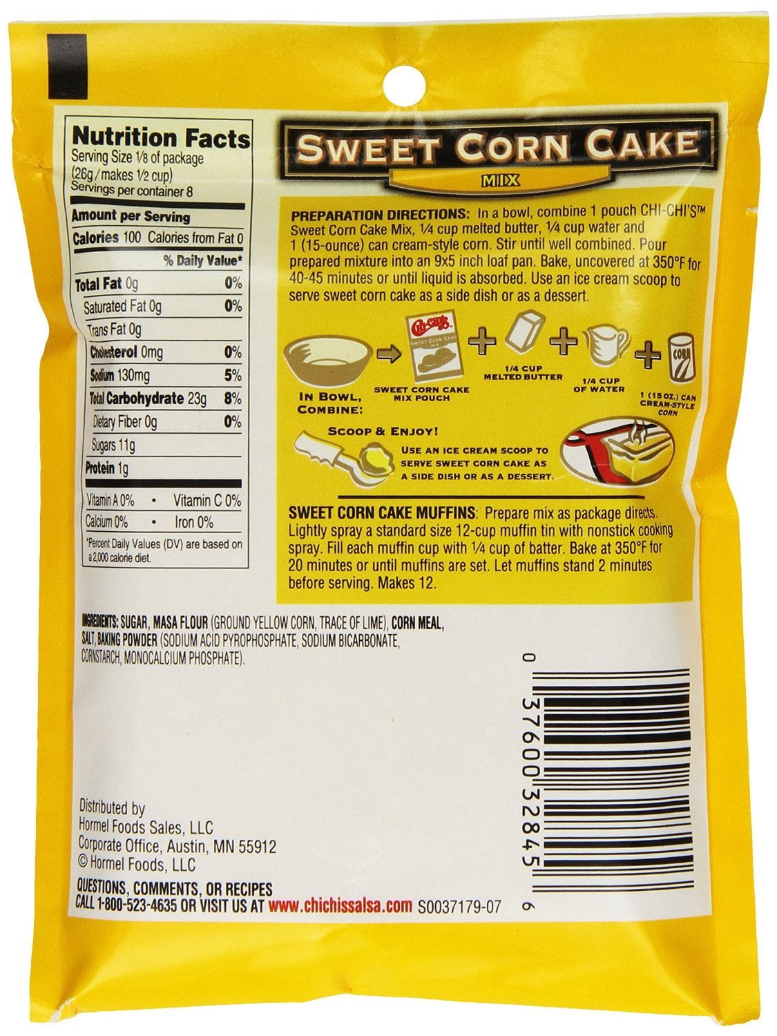 Chi Chis Mix SCH4 Cake Sweet Corn (Pack of 2) - Walmart.com