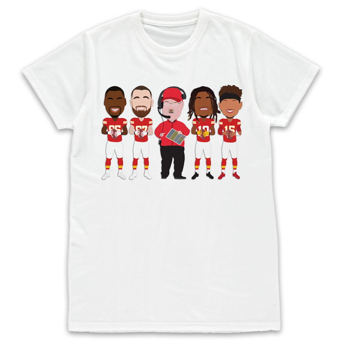 Chi_Ef American Football T Shirt Tshirt Tee S 5Xl Mahomes Kelce Reid Kan.Sas City Shirt, Size M ...