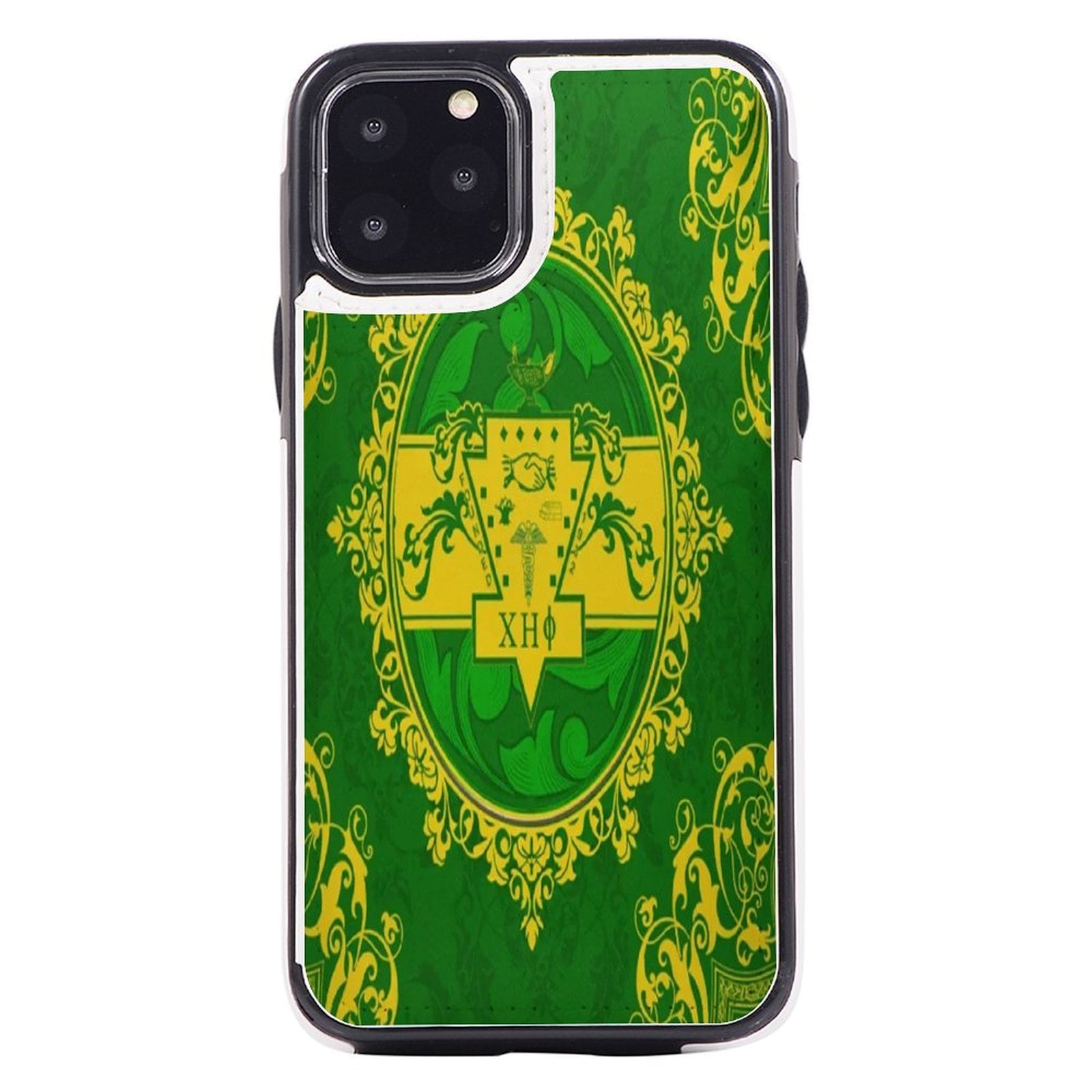 Chi Eta Phi Sorority Pattern Leather Wallet Case for iPhone 16 15 14 13 ...