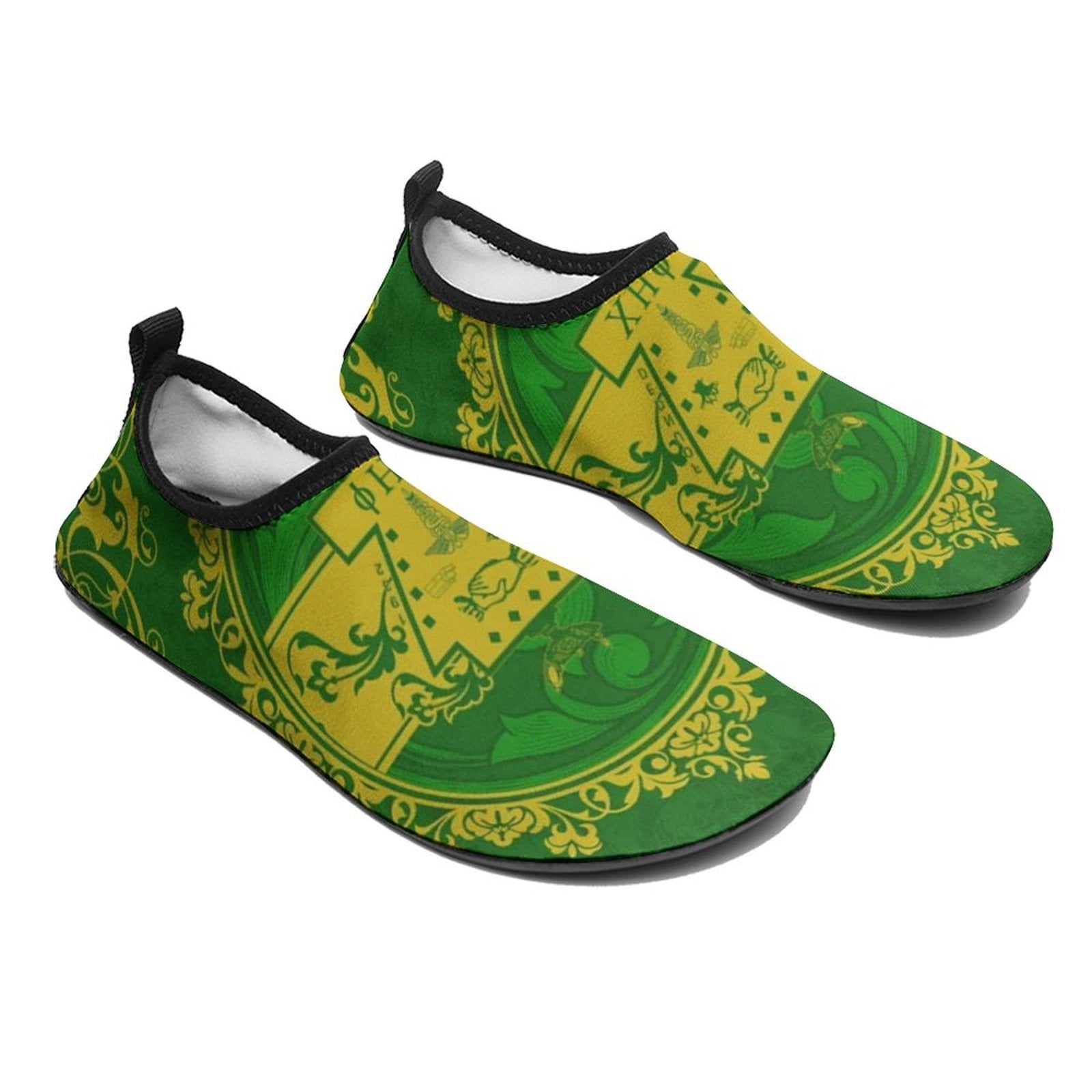 Chi Eta Phi Sorority Pattern Water Shoes Beach Slip-on Shoes for Men Women Swim Pool Yoga ...
