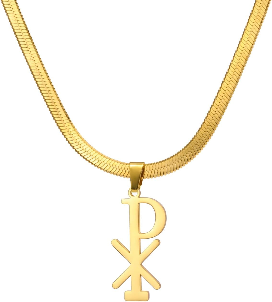 Chi Rho Christogram Symbol Necklace Alpha Omega Symbol Necklace IXCI ...
