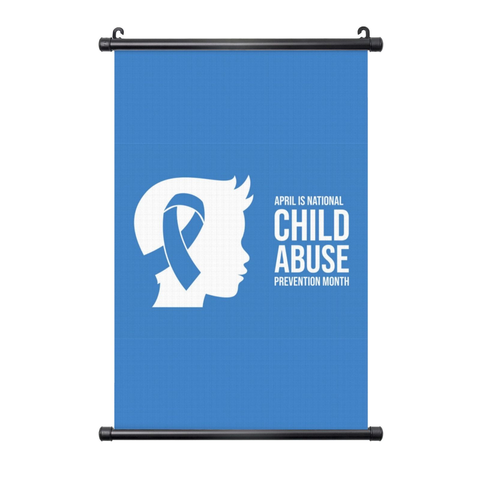 Chi-ld Abuse Prevention Awareness Month Blue Ribbon Poster Wall Art ...