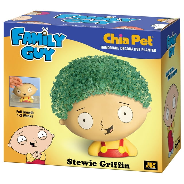 Chia Pet Family Guy - Stewie - Hnadmade Decorative Terracotta Planter - Walmart.com