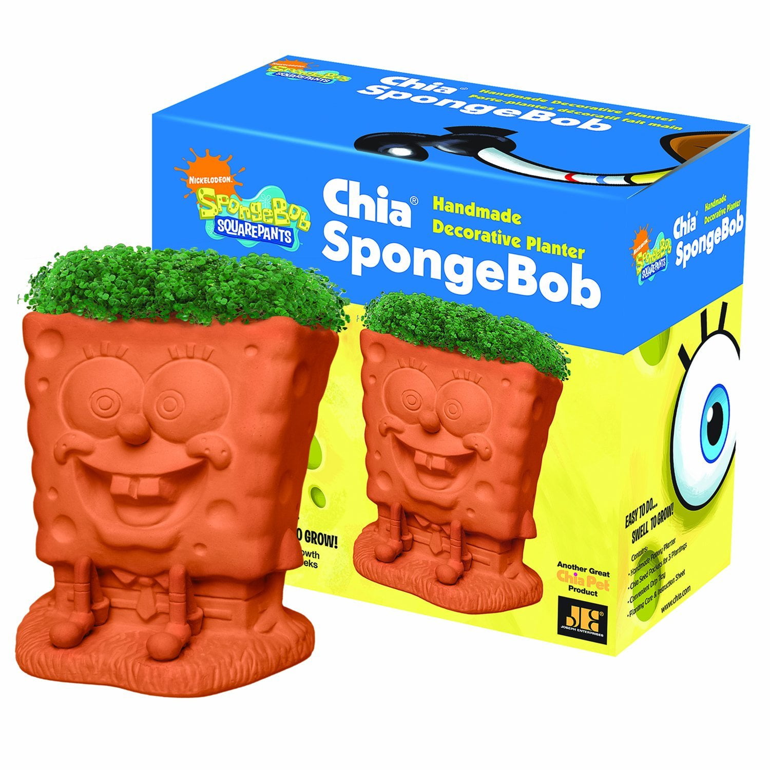 Chia Pet Spongebob Squarepants (Nickelodeon) - Decorative Pot Easy to ...