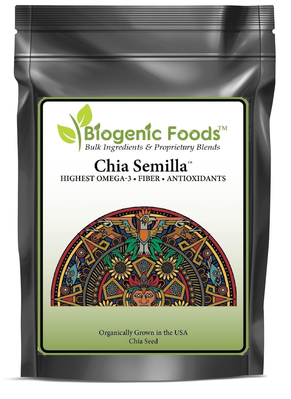 Chia Semilla - Organic Whole Chia Seed - US Grown - Highest Omega 3 ...