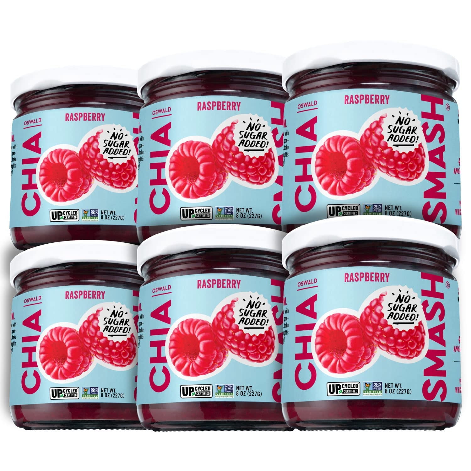 Chia Smash - Raspberry Jam | No Sugar Added, Bold Raspberry Jelly ...