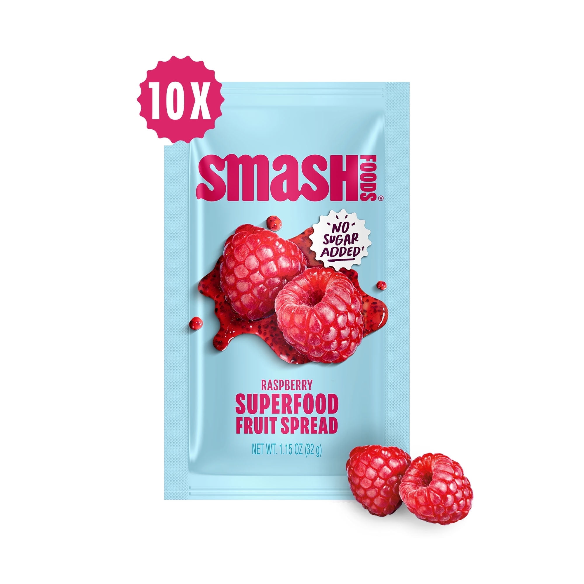 Chia Smash Raspberry Jam Packets, Naturally Sweetened, Keto Vegan Snack ...