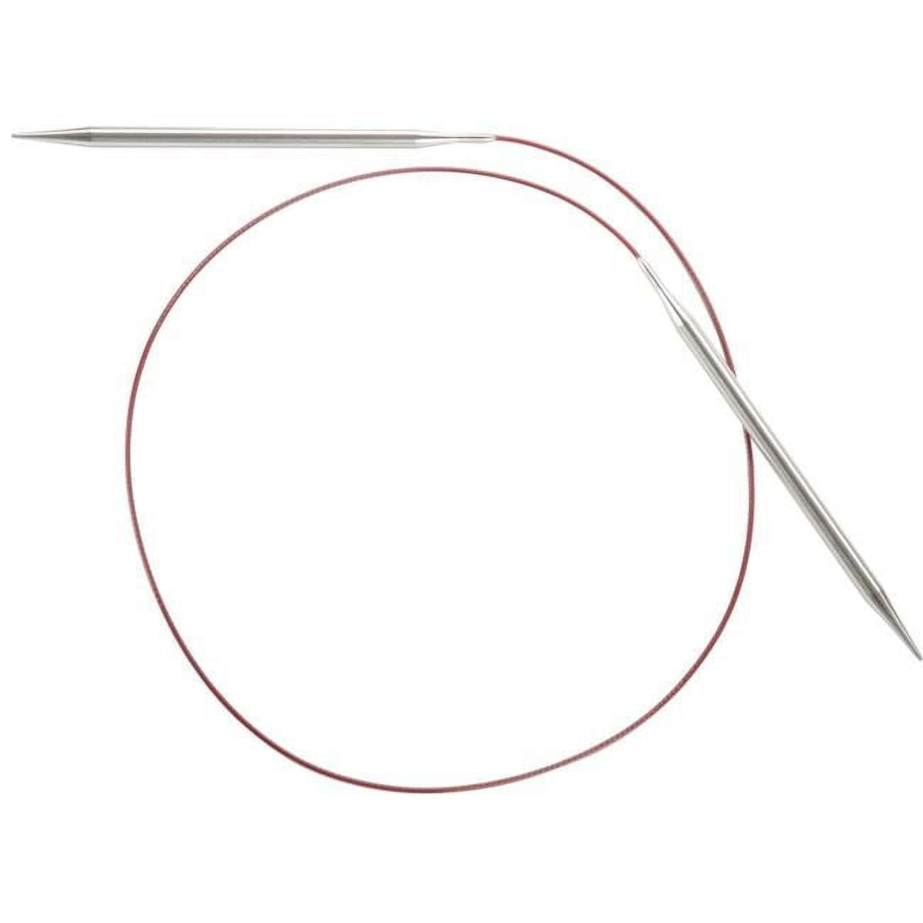 ChiaoGoo 32 Inch Red Lace Stainless Steel Circular Knitting Needles ...