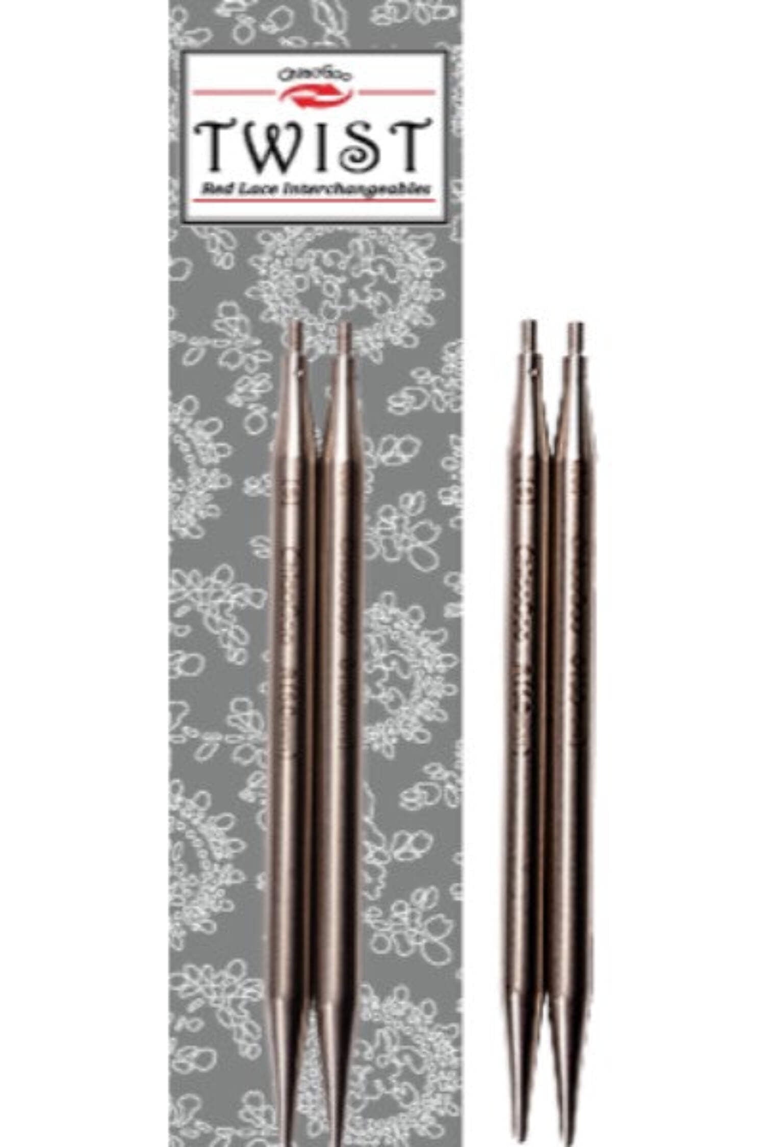 ChiaoGoo 4 Inch (10 cm) TWIST Lace Stainless Steel Knitting Needle ...