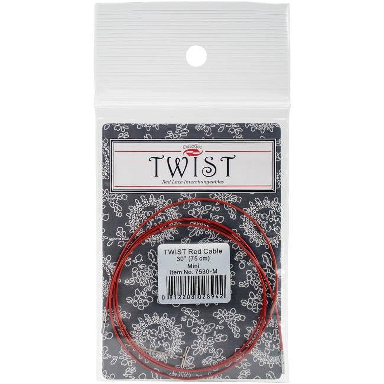 ChiaoGoo TWIST- [M] Mini Interchangeable Red Cables - For US- (1.5 mm ...