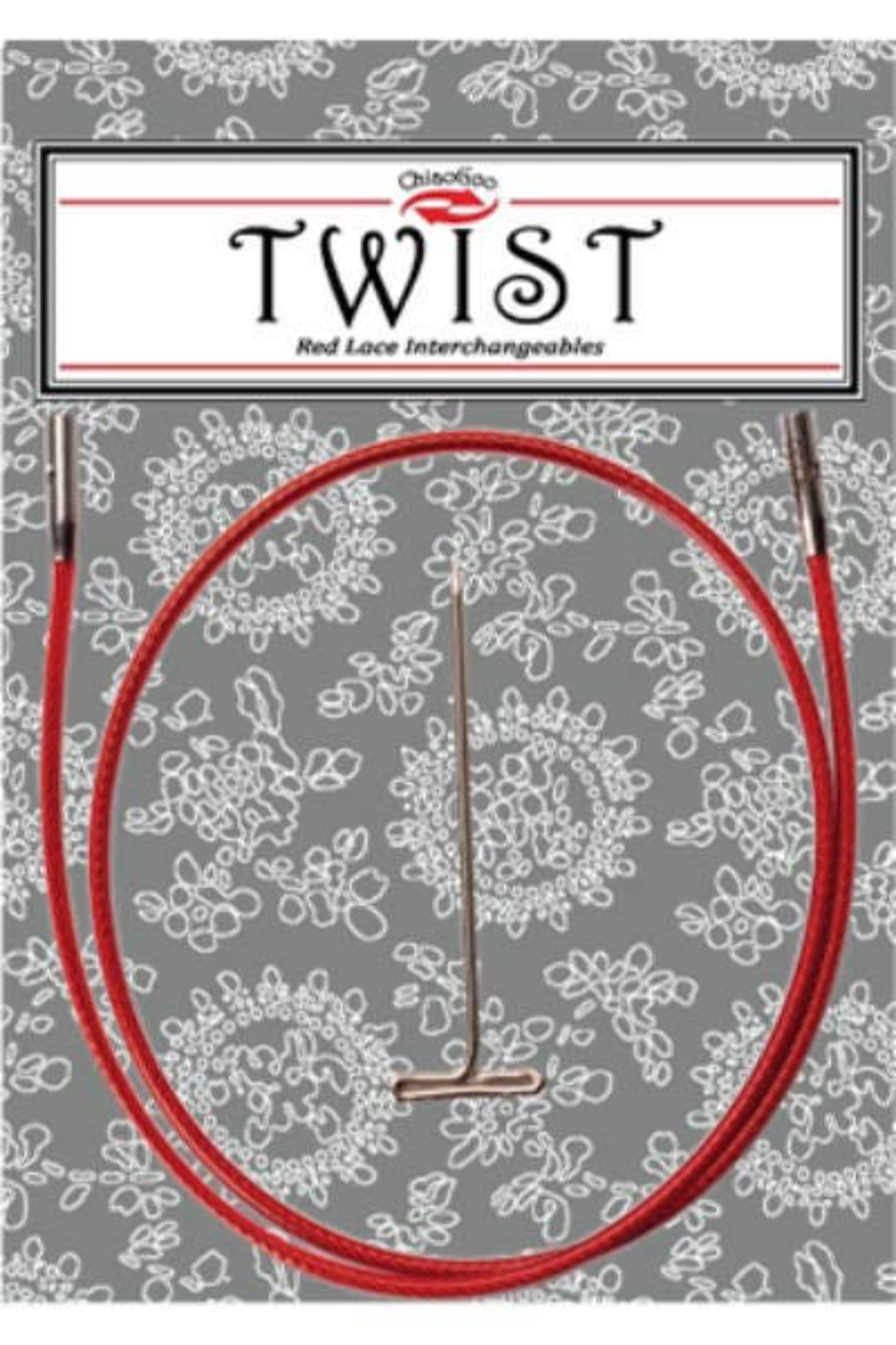 ChiaoGoo TWIST- [M] Mini Interchangeable Red Cables - For US- (1.5 mm ...