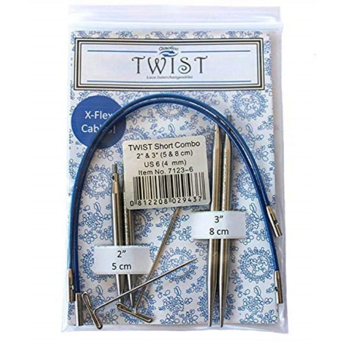 ChiaoGoo X-Flex TWIST Shorties Combo Pack Including 2- and 3-Inch Tips ...