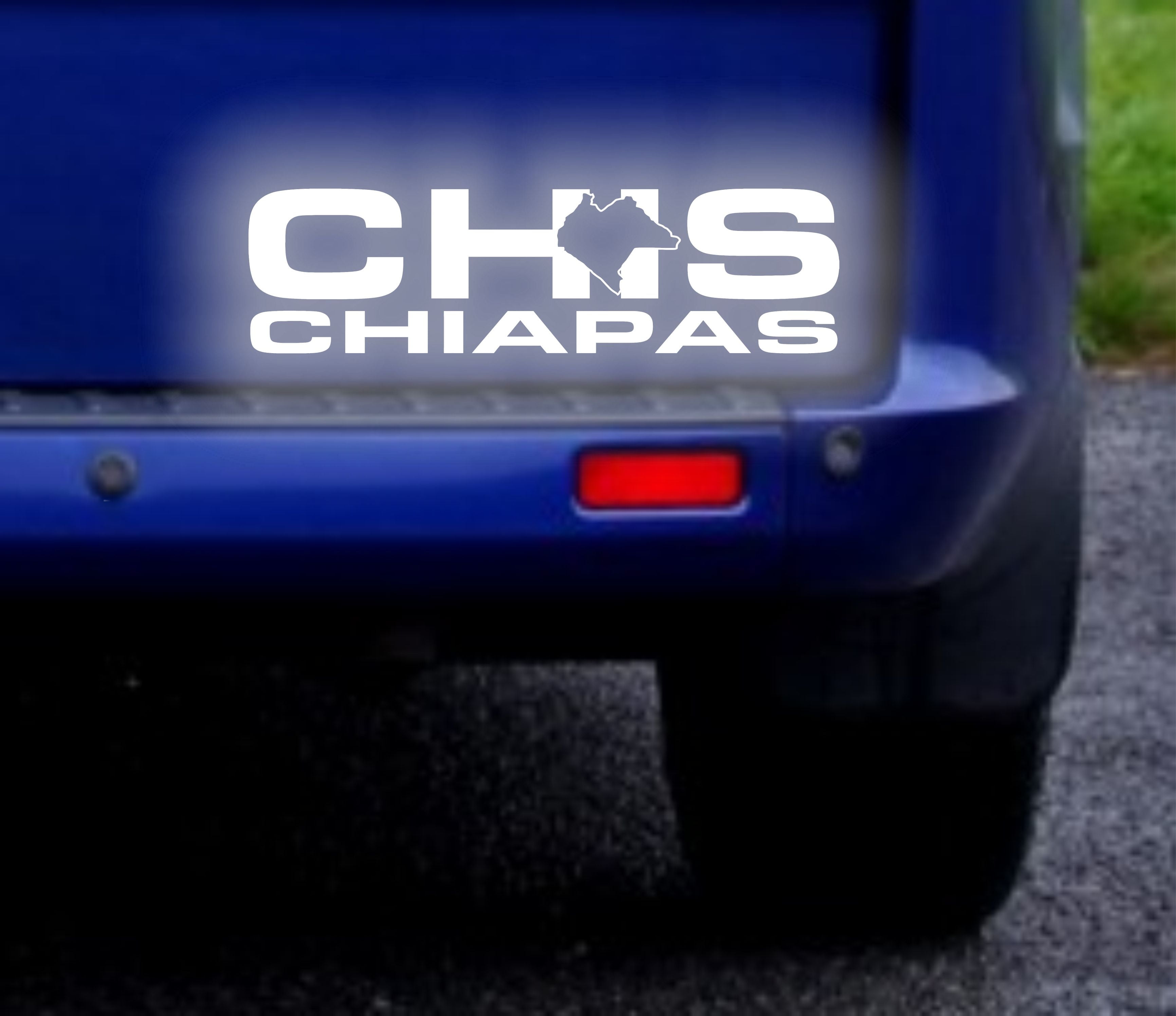 Chiapas CHIS Mexico Reflective Sticker Decal - Walmart.com