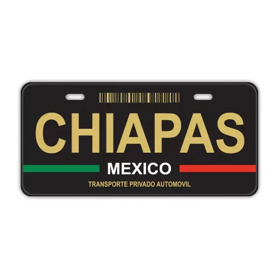 Chiapas Mx Mexico Me.Xi.Can License Plate Style Sticker Phone Decal ...