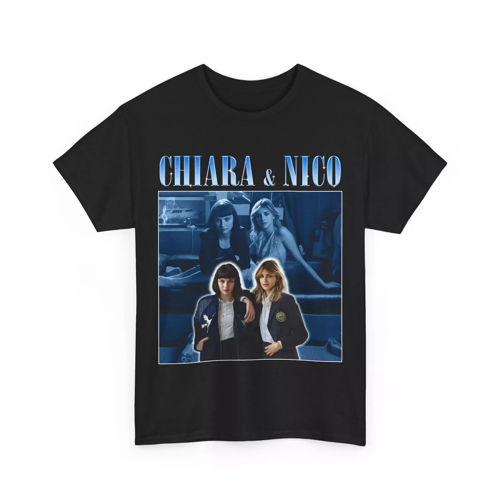 Chiara And Nico Vintage Bootleg Tee, Seth Fedelin And Francine Diaz ...