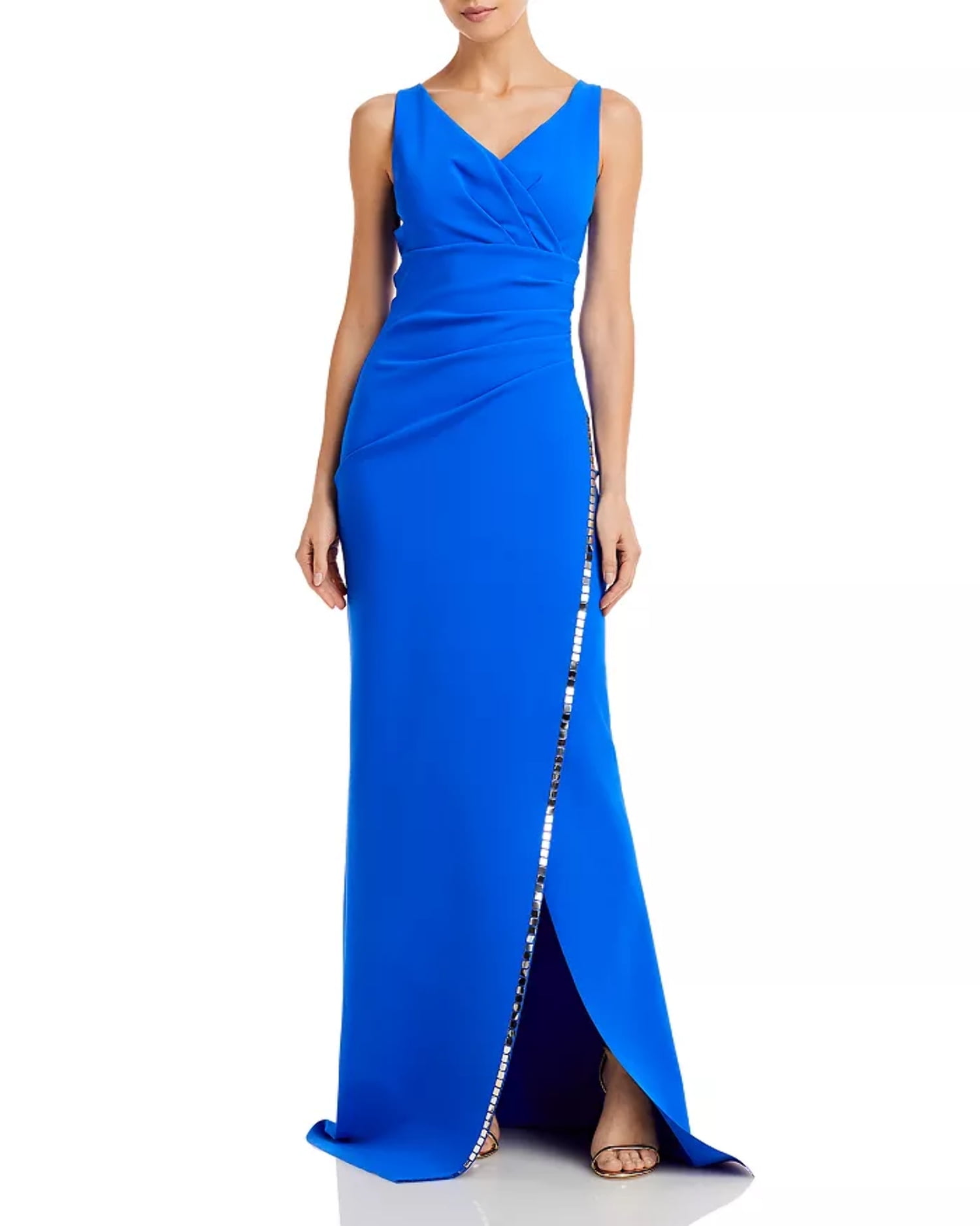 Chiara Boni La Petite Robe Sayah Sleeveless V Neck Gown, High-Stretch ...