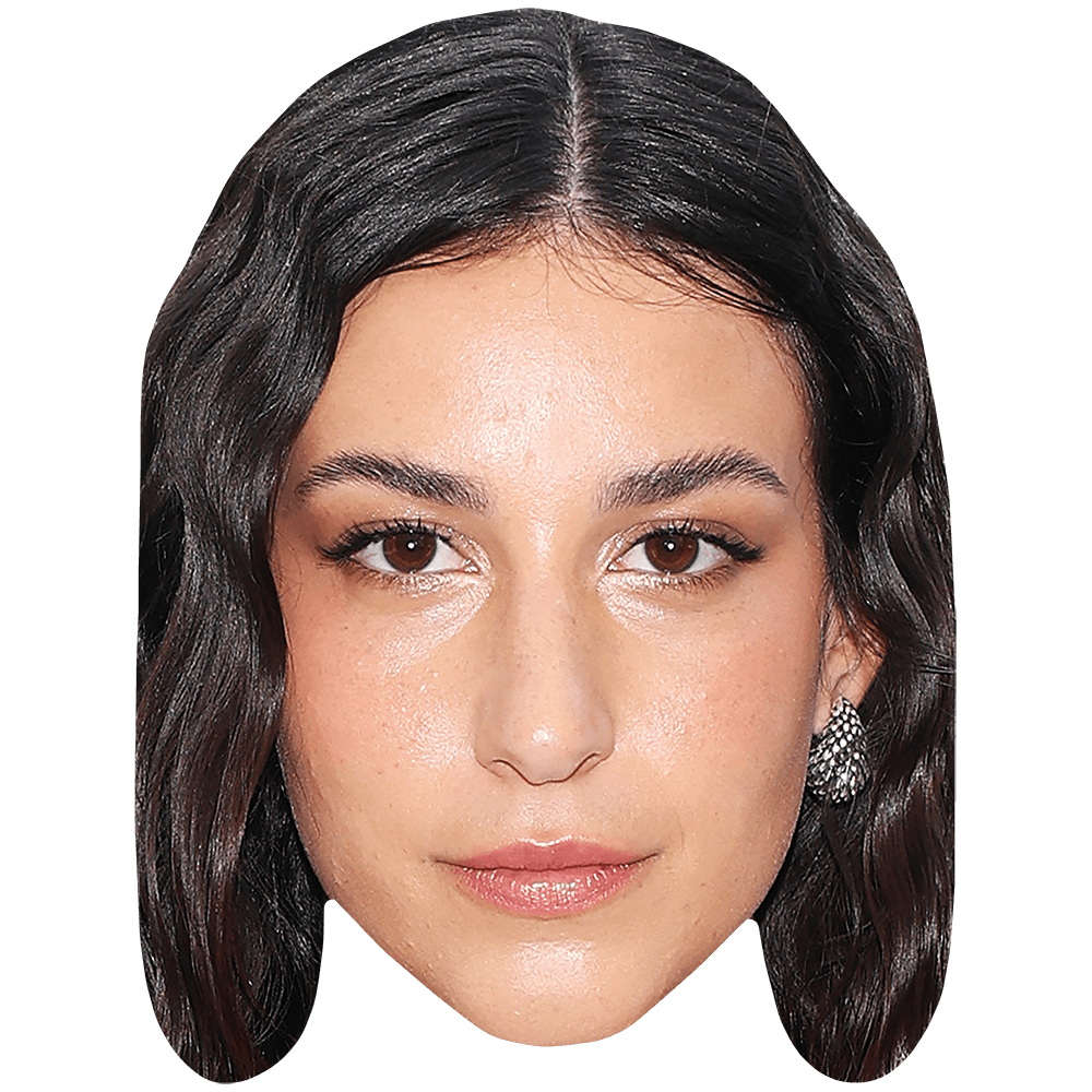 Chiara Bordi (Dark Hair) Celebrity Mask, Flat Card Face, Fancy Dress ...