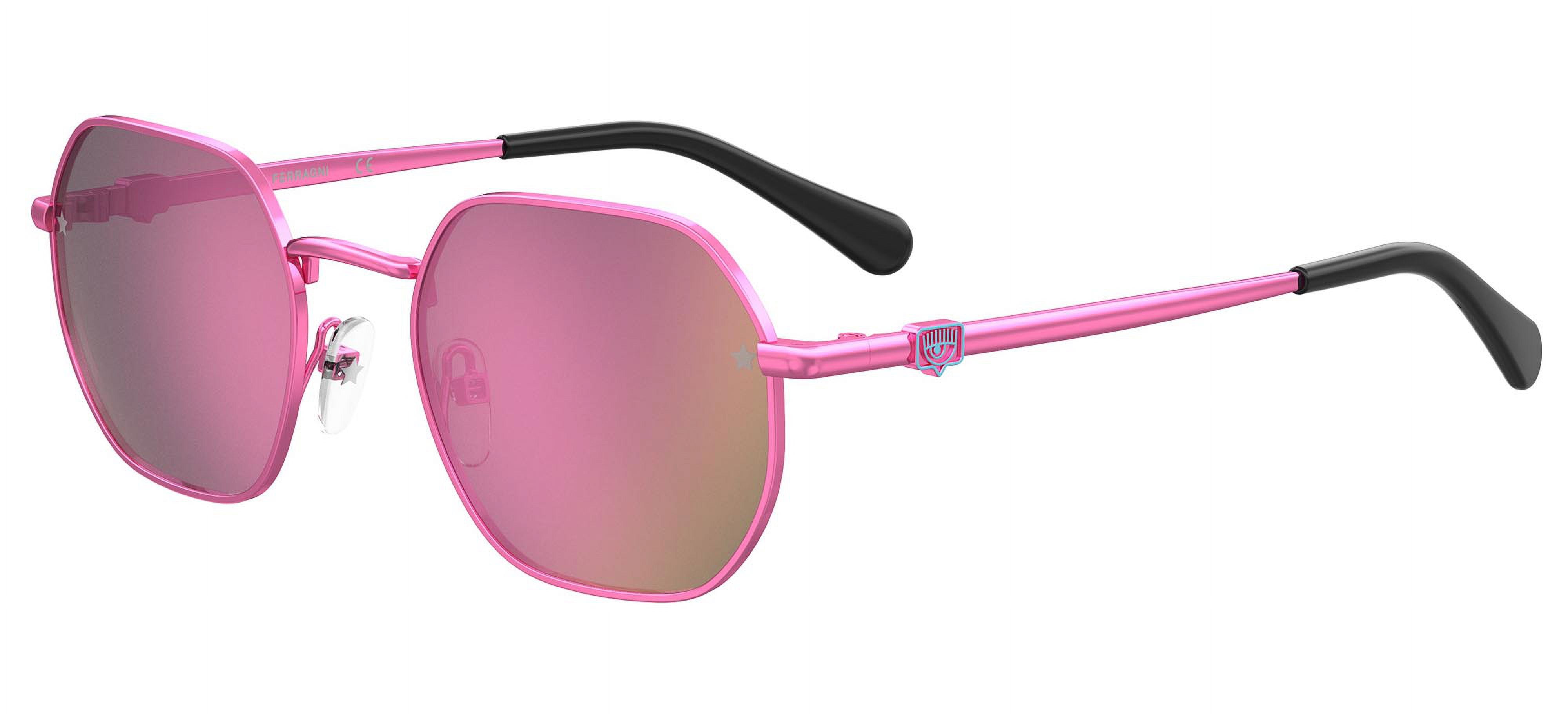 Chiara Ferragni - CF 1019/S, Geometric steel women PINK/PINK - Walmart.com