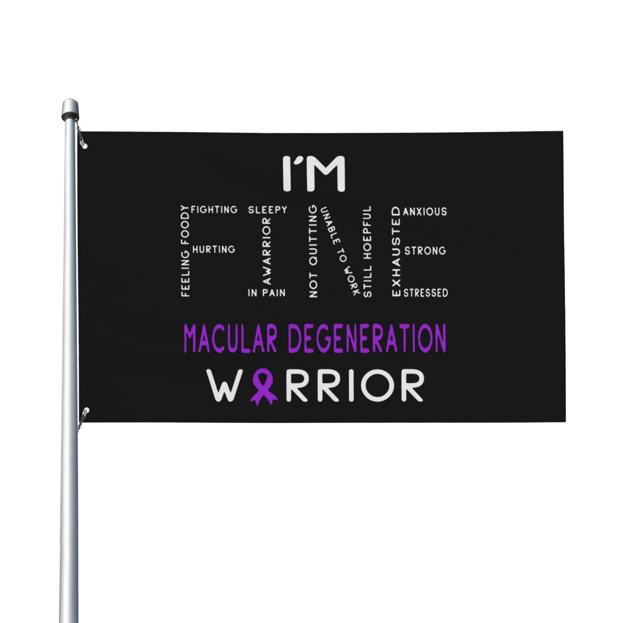 Chiari Malformation I'm Fine Flag For Indoor Home House Decor Durable ...