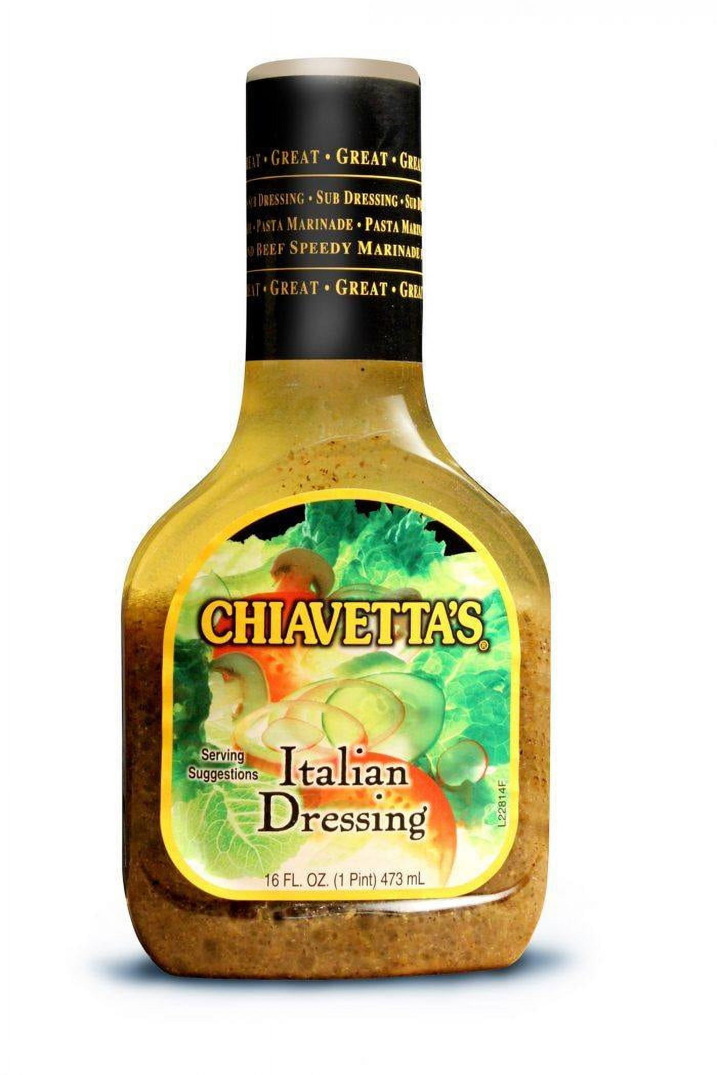 Chiavetta's Italian Dressing, 16 oz, Salad and Vegetarian Marinade ...