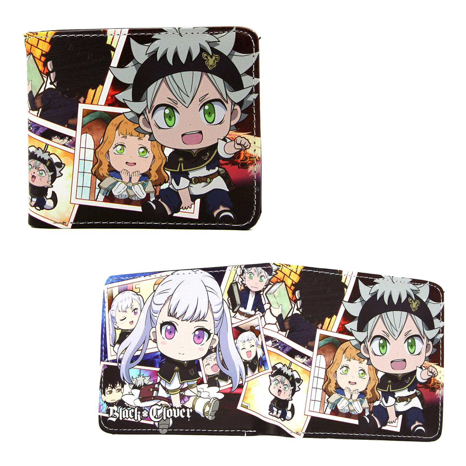 Chibi Asta - Black Clover 4x5" Bi-Fold Wallet - Walmart.com