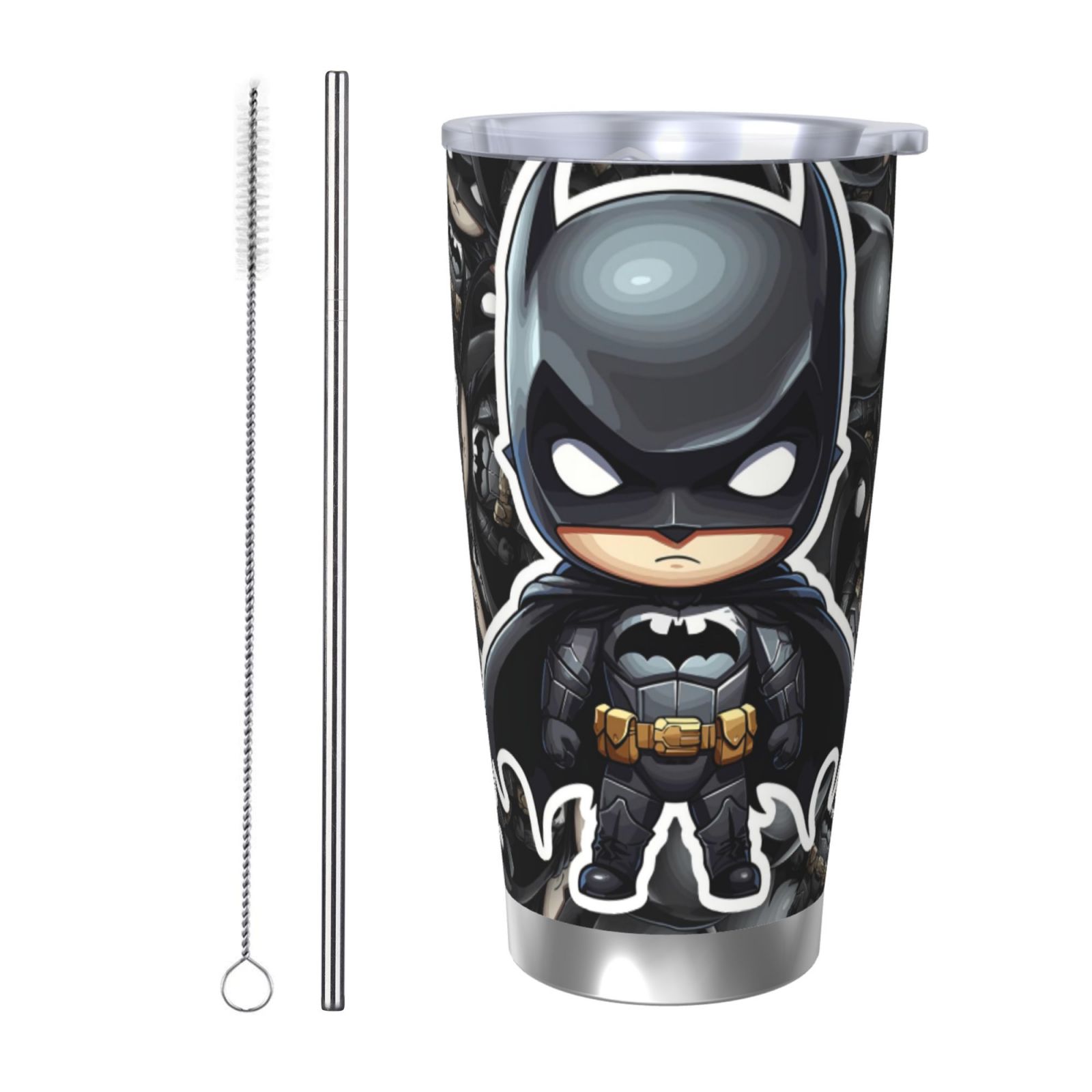 Chibi Batman Water Bottle 20oz,Chibi Batman Coffee Cups,Coffee Mug ...