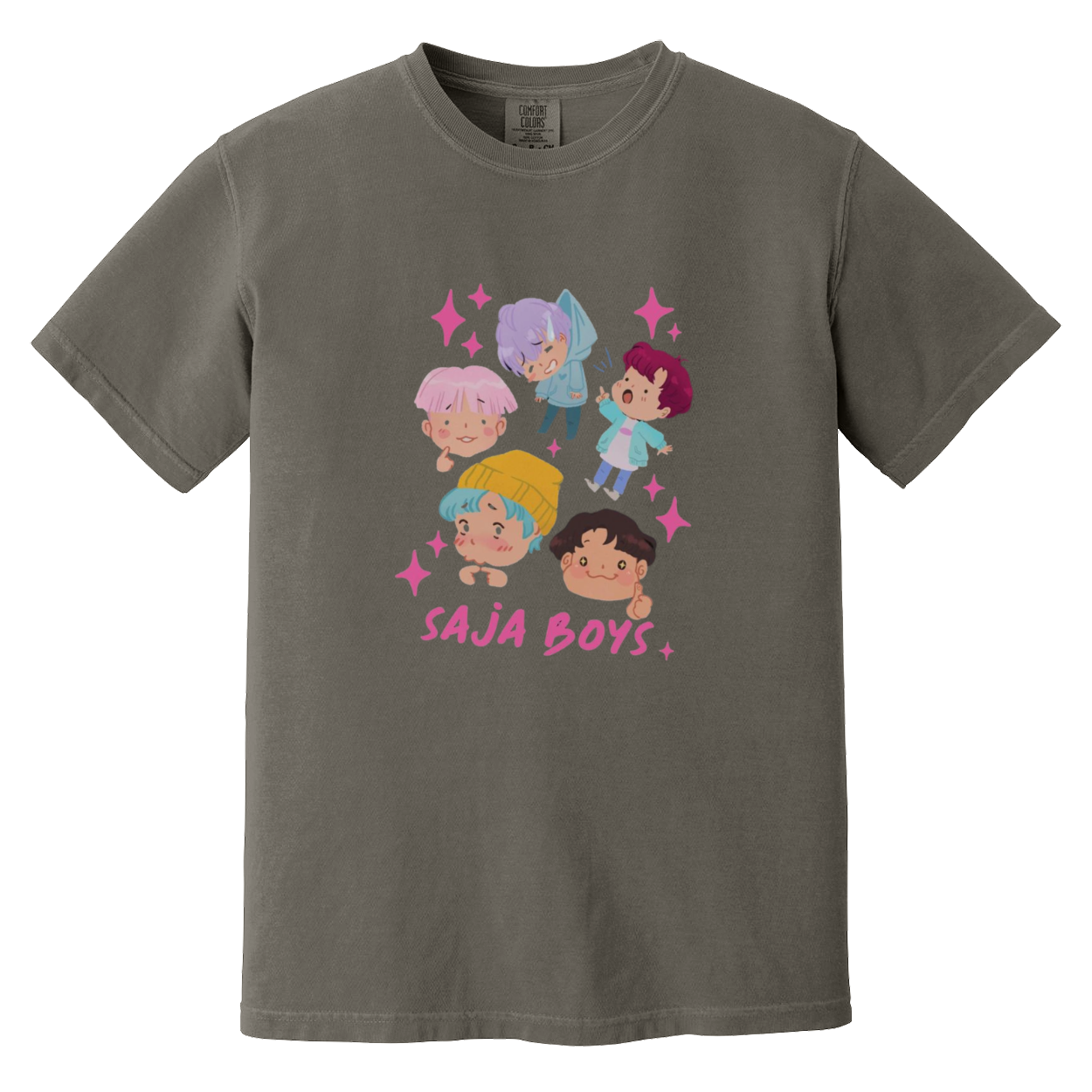Chibi Boy Band Doodles Cute Cartoon Fun Retro Inspired Fan Art Comfort ...