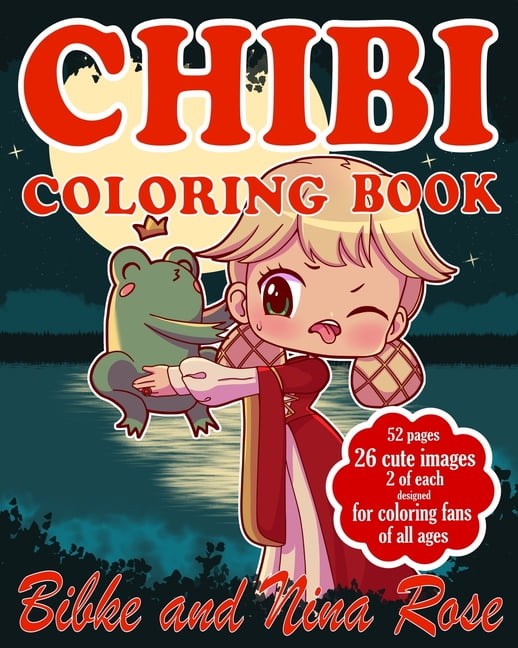 Chibi Coloring Book : Kawaii Fairy Tale Characters (Paperback ...