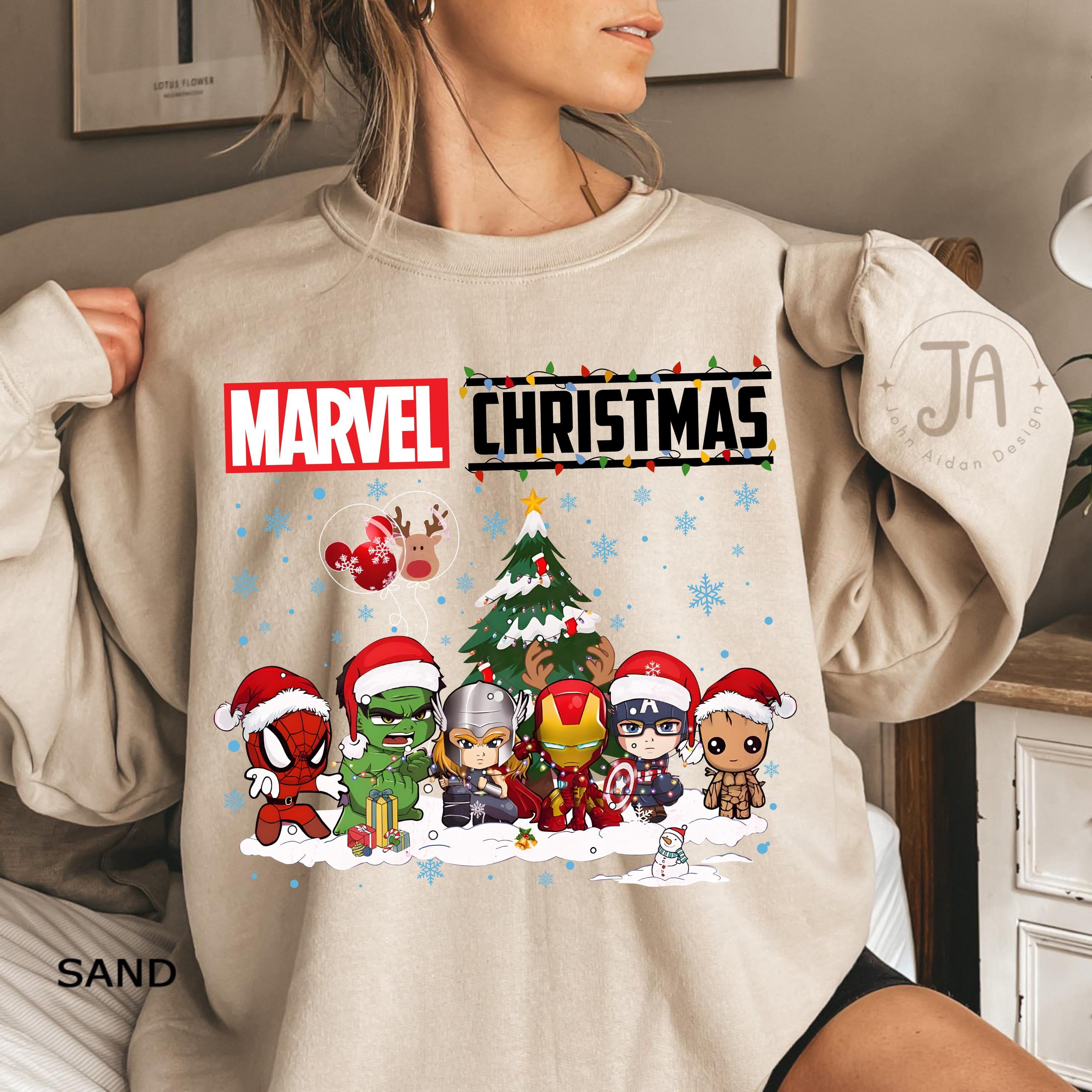 Chibi Friends Christmas Shirt, Team Xmas Shirt, Superhero Shirt ...