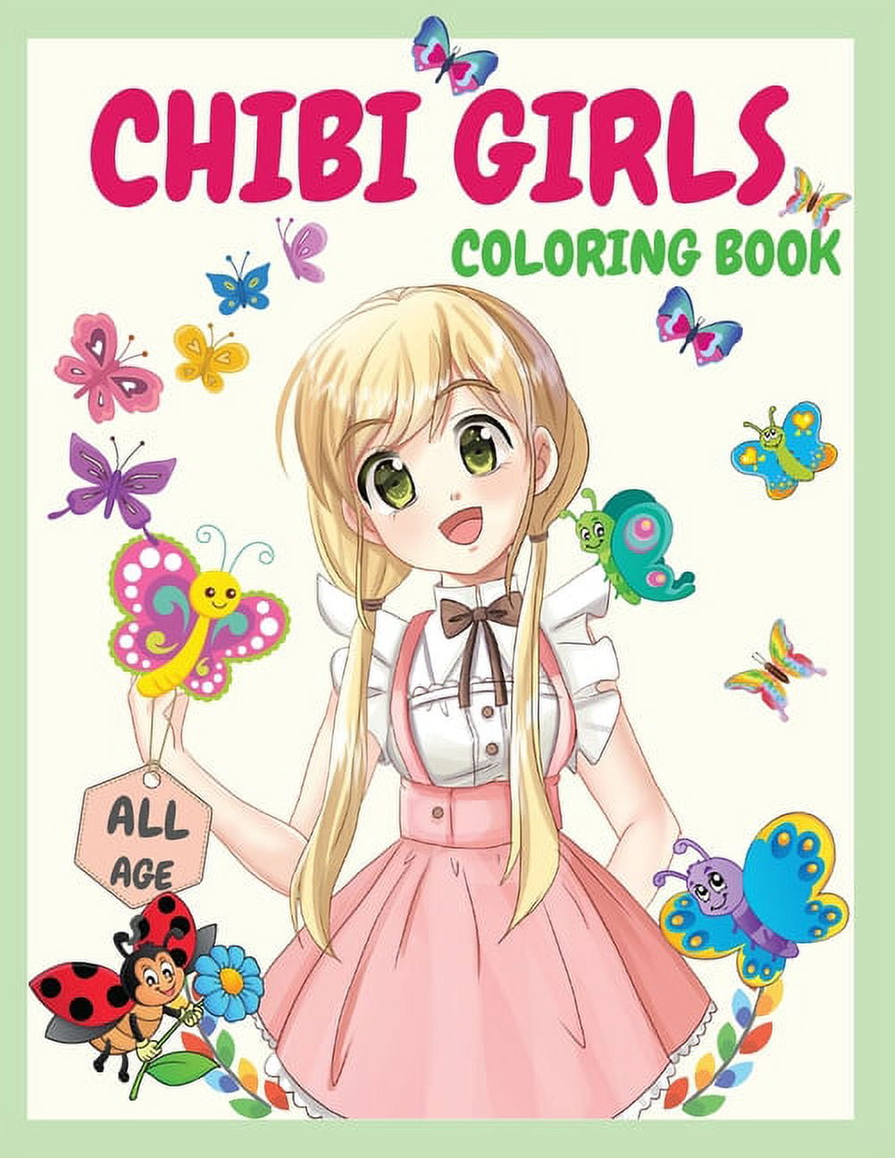 Cute Anime People Coloring Pages