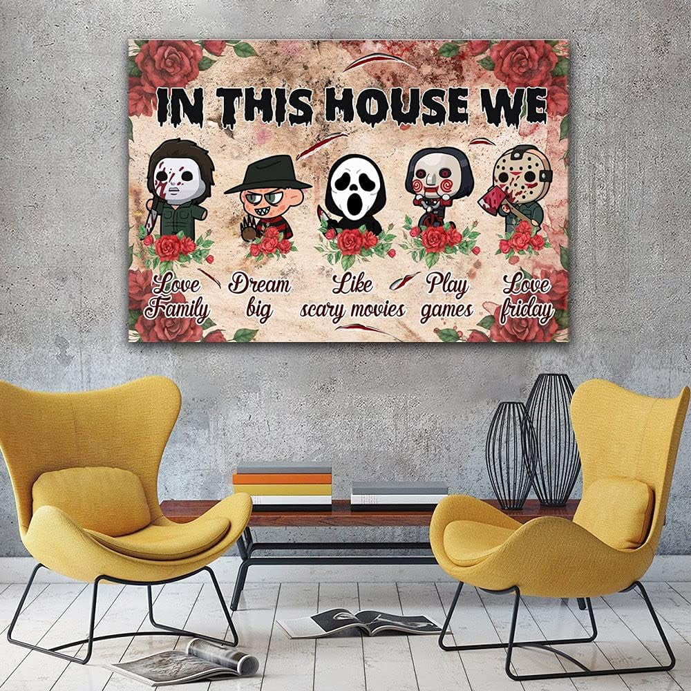 Chibi Horror Characters In This House We Love Family Horror Movie Fans ...