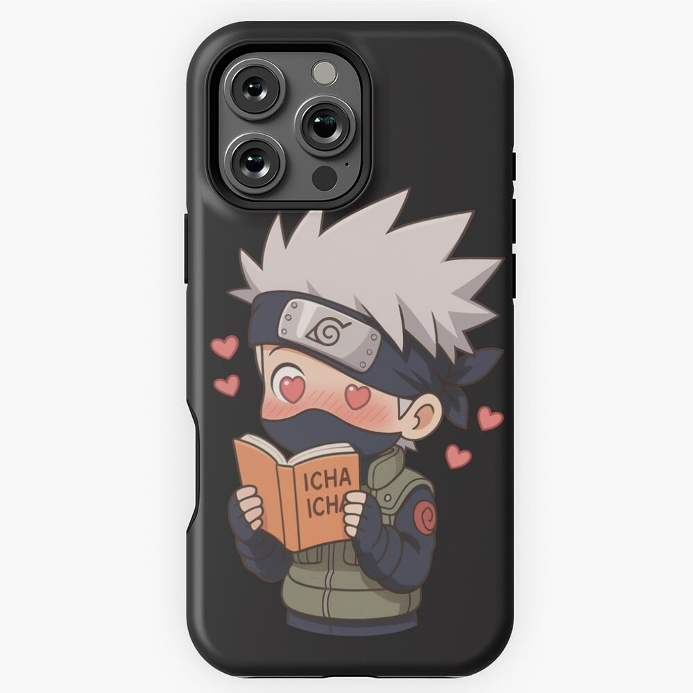 Chibi Kakashi Peekaboo Ninja Art Phone Case for iPhone 16 15 14 13 12 ...