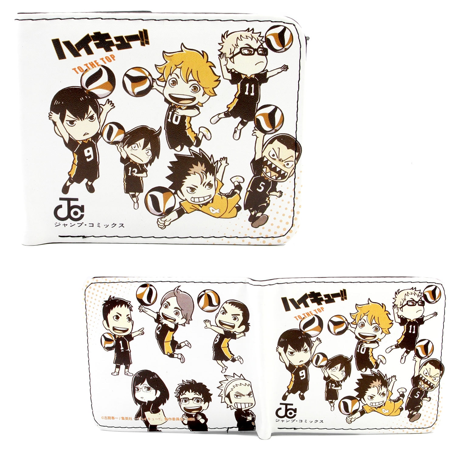 Chibi Karasuno High Team - Haikyuu!! 4x5" Bi-Fold Wallet - Walmart.com