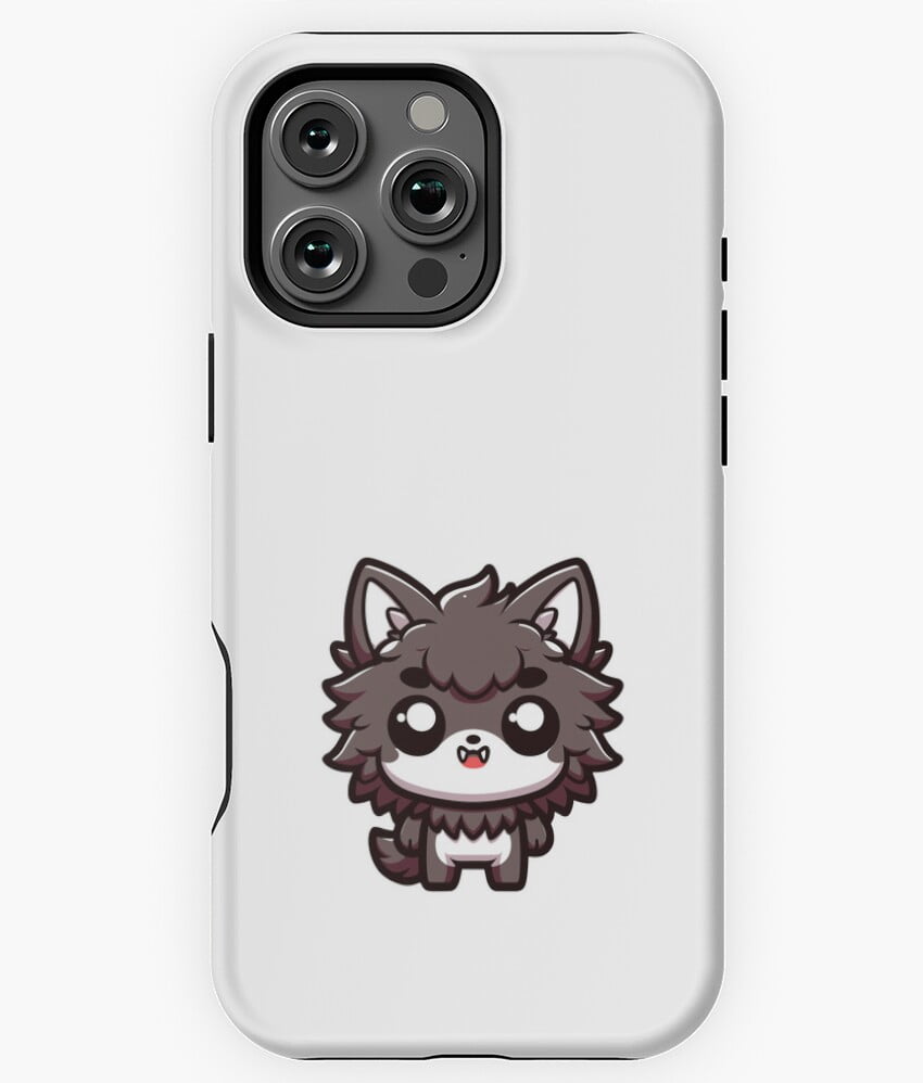 Chibi Kawaii Werewolf M16657 Phone case for iPhone 11 to 16 Pro Max ...