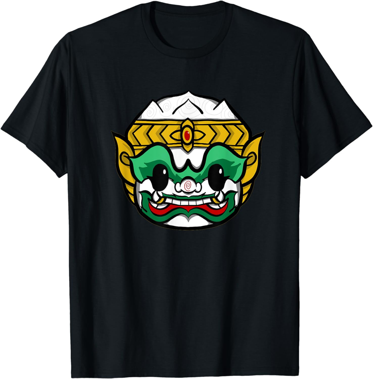 Chibi Khmer Thai and Lao Cute Hanuman Monkey King Kid T-Shirt - Walmart.com