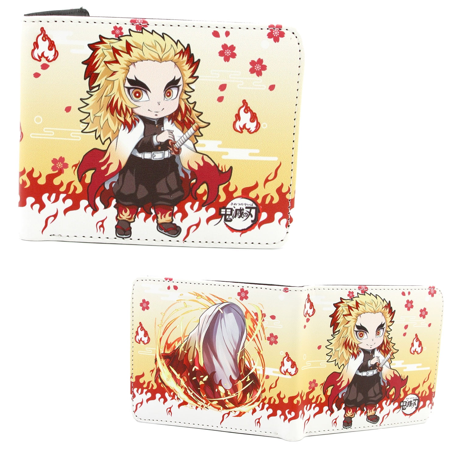 Chibi Kyojuro Rengoku - Demon Slayer 4x5" Bi-Fold Wallet - Walmart.com