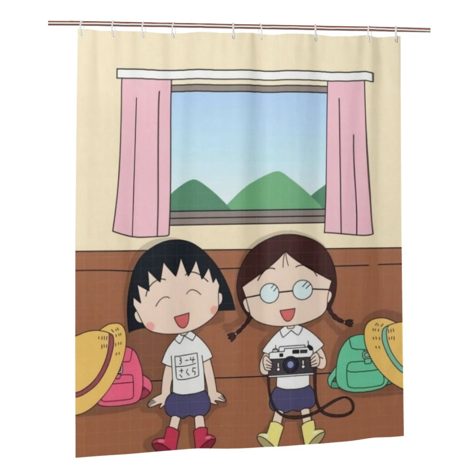 Chibi Maruko-Chan Custom Photo Shower Curtains Custom Image Shower ...