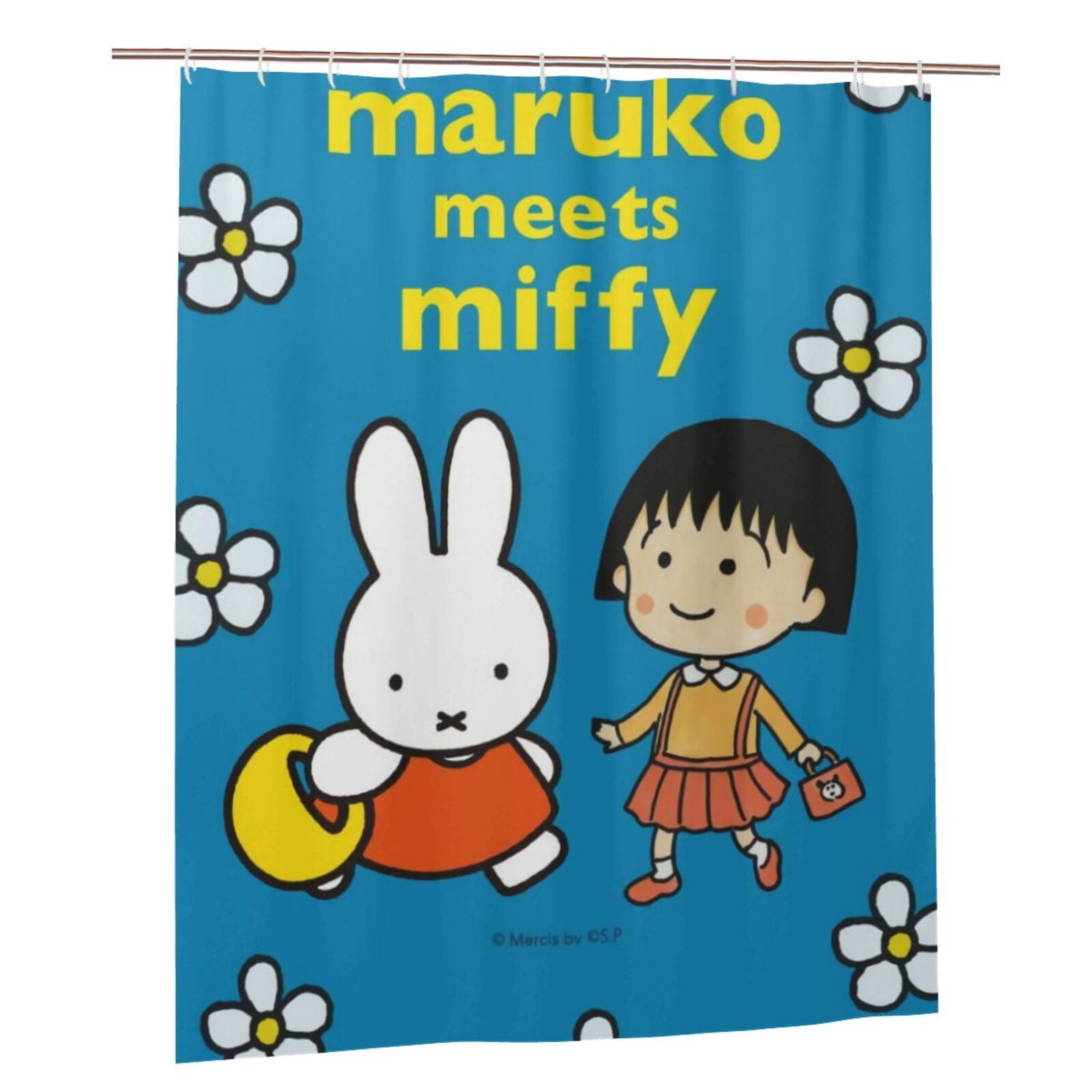 Chibi Maruko-Chan Custom Photo Shower Curtains Custom Image Shower Curtain Custom Shower Curtain ...