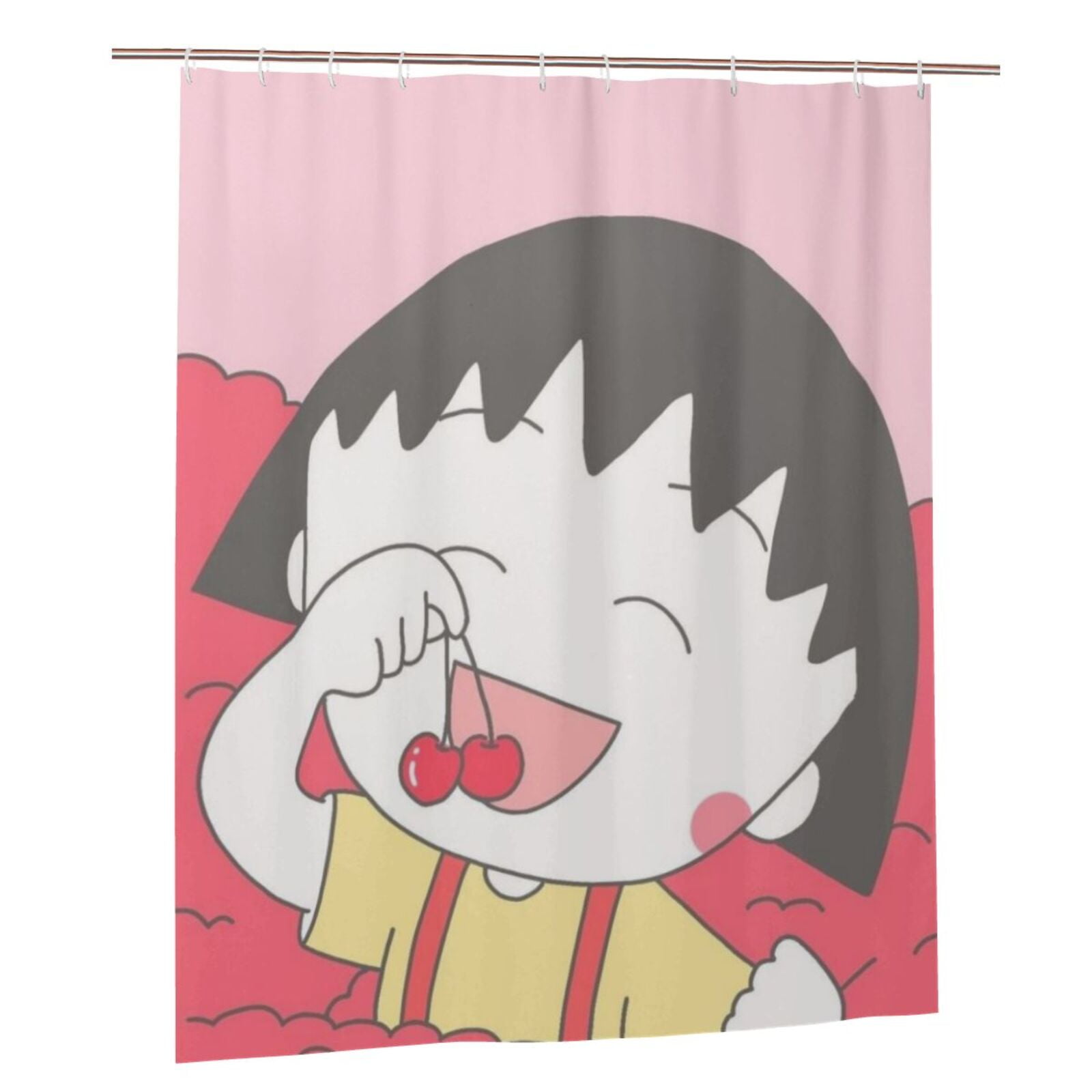 Chibi Maruko-Chan Custom Photo Shower Curtains Custom Image Shower Curtain Custom Shower Curtain ...