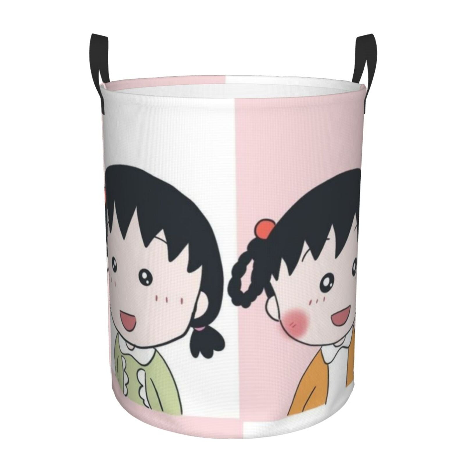 Chibi Maruko-Chan Round Single Layer Dirty Laundry Basket ,Wear ...