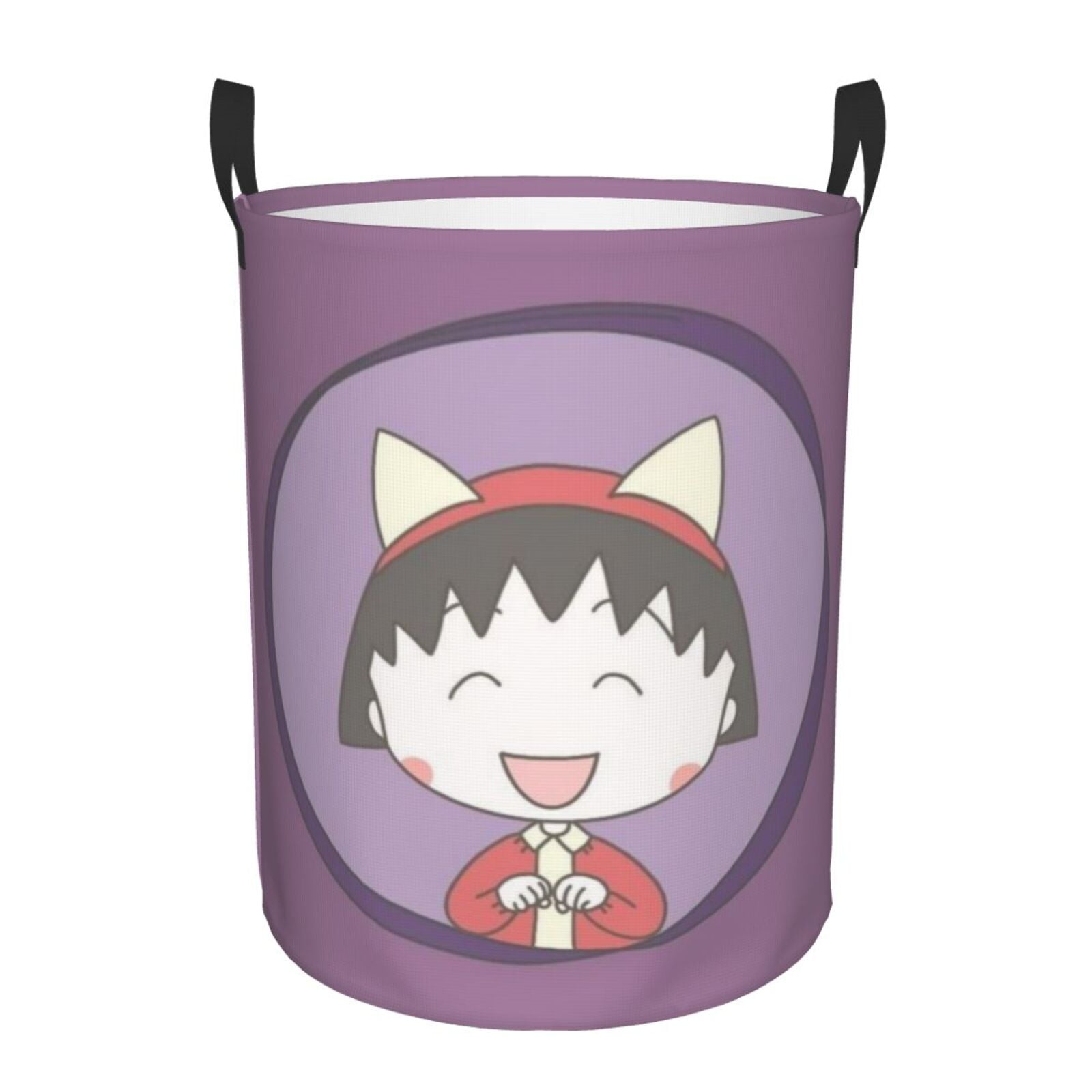 Chibi Maruko-Chan Round Single Layer Dirty Laundry Basket ,Wear ...