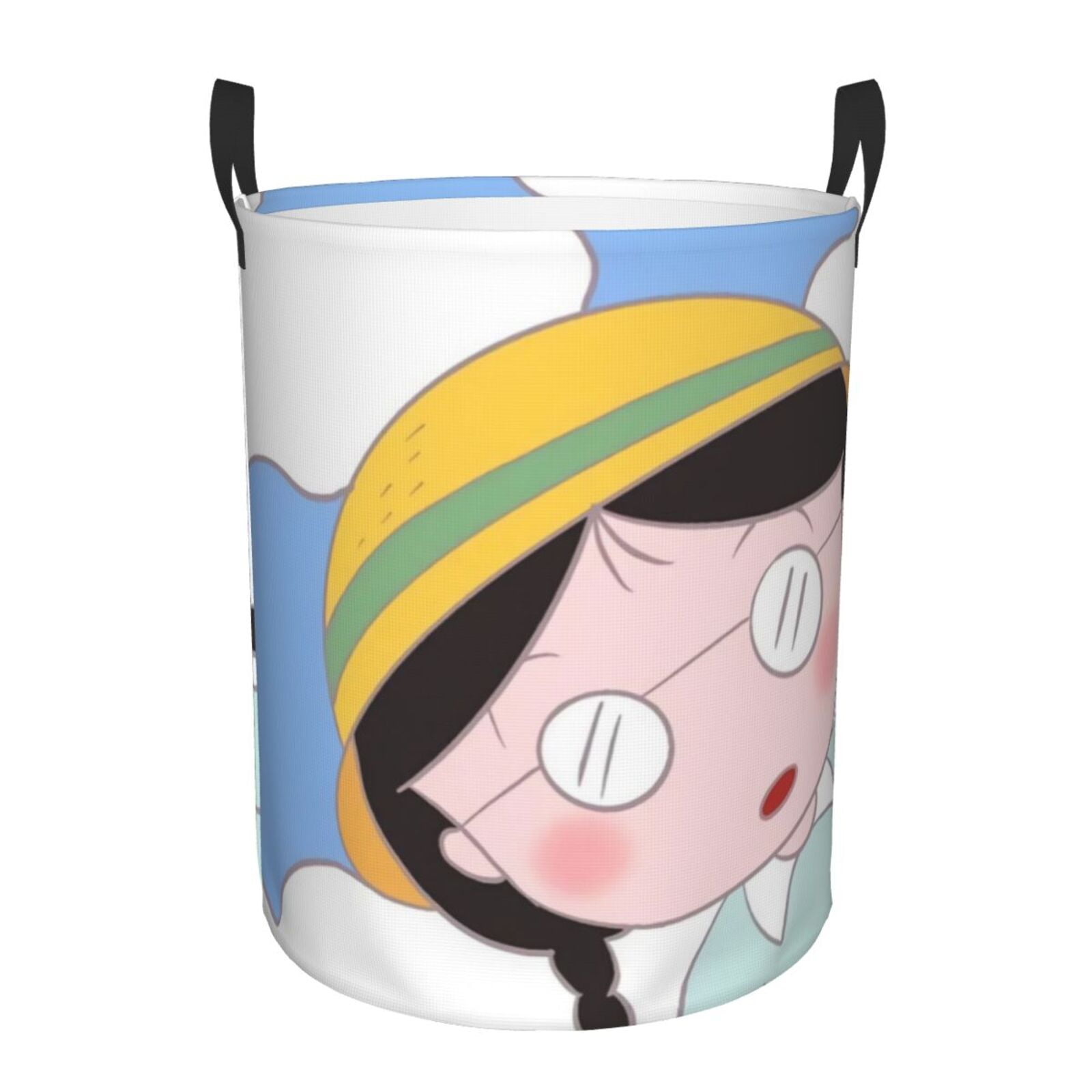 Chibi Maruko-Chan Round Single Layer Dirty Laundry Basket ,Wear ...
